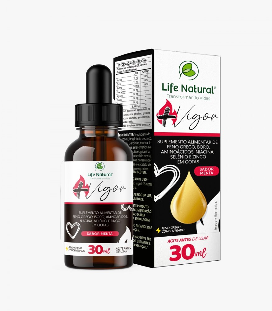 + VIGOR - Suplementos Life - By Life Natural